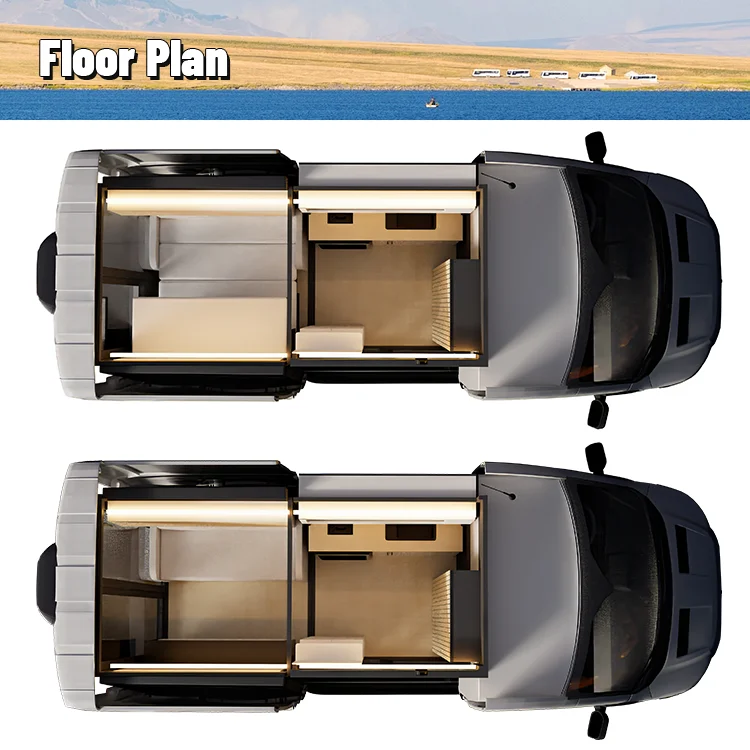 Mercedes Sprinter Box Vancubic Custom Capsule Units Cabinet Double ...