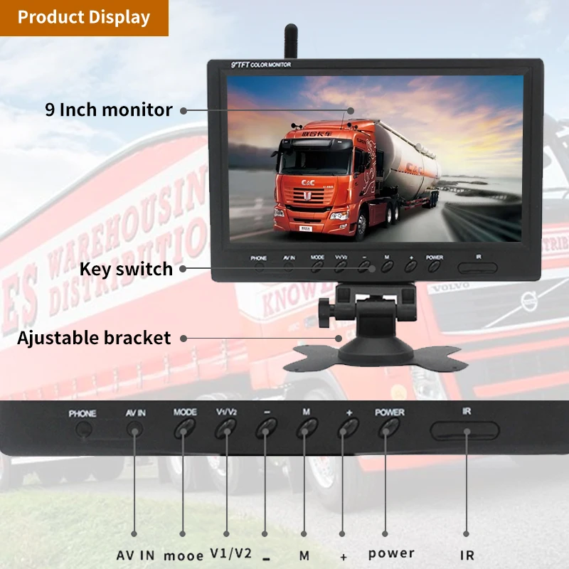 Wireless Reversing Camera Kit For Trucks And Buses With 2.4ghz Digital ...