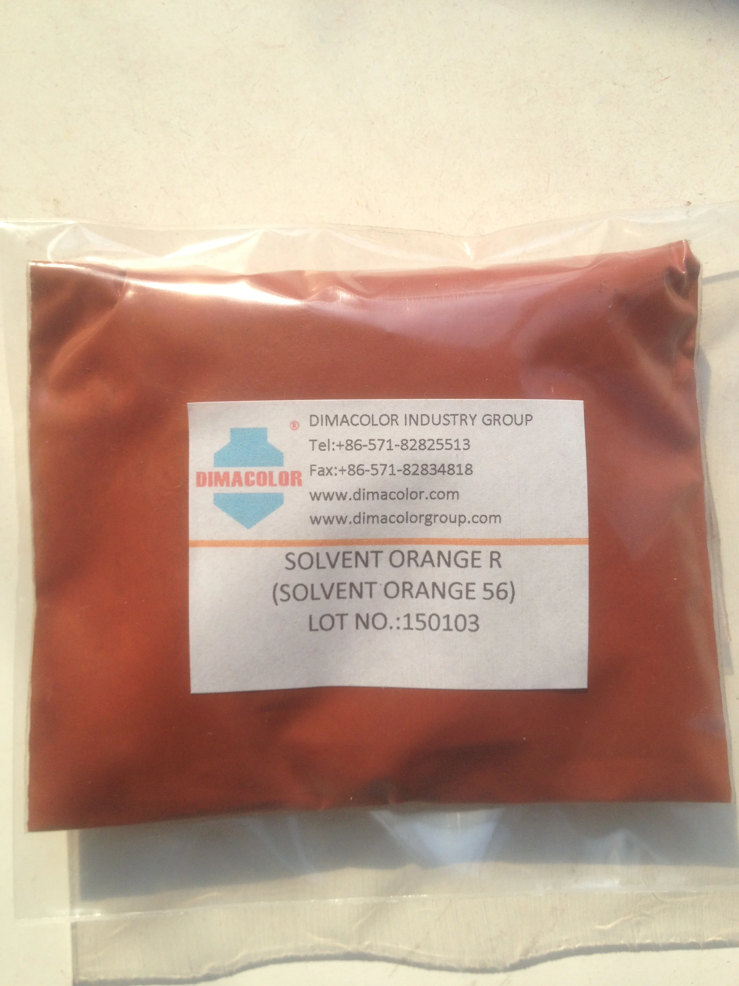 Alcohol Soluble Metal Complex Solvent Dyes Powder Orange 56