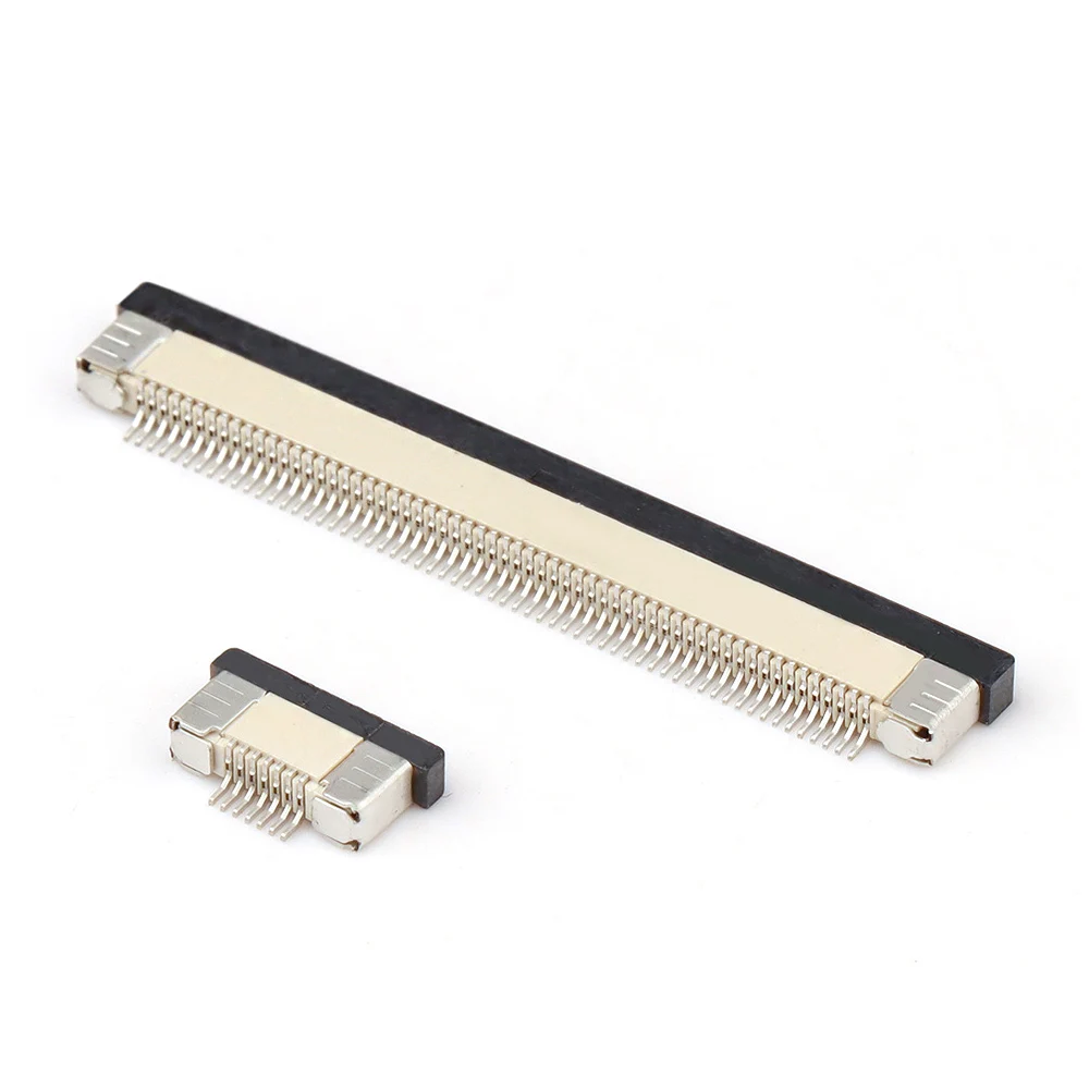 0.5mm pitch fpc connector Horizontal SMT Bottom Contact 4~50pins 0.5mm ...