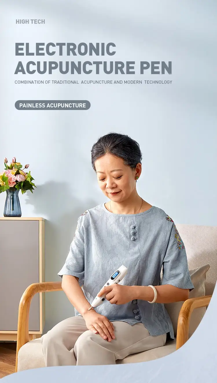 Hot Electro Acupuncture Point Stimulator - Piezo Pen Massage