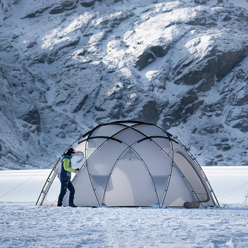 Outdoor Geodesic Ball Tent With Structure Stove Jack Hole Suppliers ...