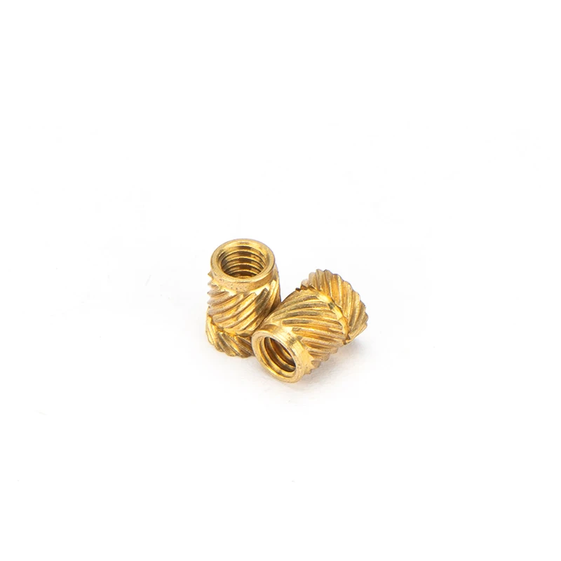 Threaded Knurled Brass Inserts Nut Heat Melting Inserts Brass Threaded ...