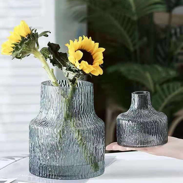 Modern Glass Vase Grey Table Vase for Home Decoration| Alibaba.com