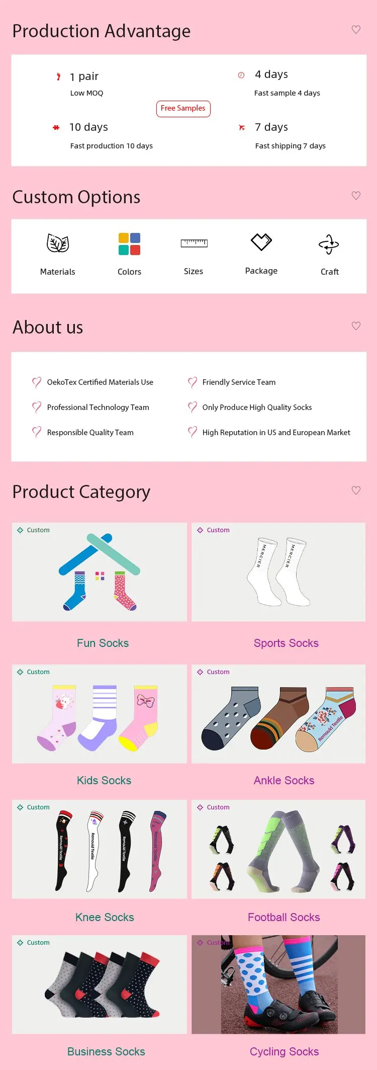 Quentin Custom Logo Yoga Socks - Non Slip & Anti Bacterial