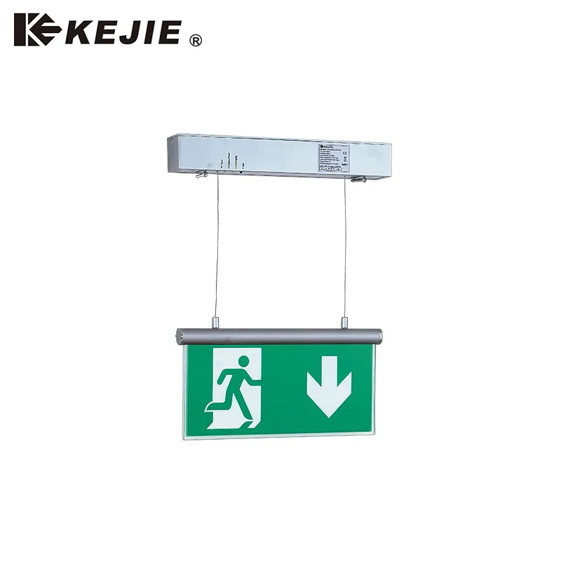 Universal Ceiling Mounting LED Exit Sign Emergency Light Fire Safety ...