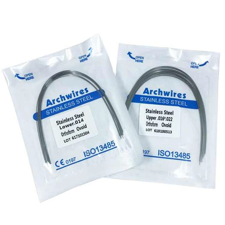 Dental Tooth Wires Orthodontic Stainless Steel ArchWires SS Arch Wire ...