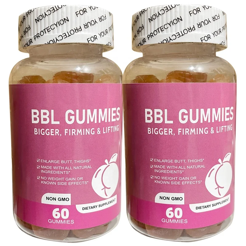 Gummy Supplement Collagen Skin Whitening ACV Vitamin C Biotin Big Butt ...