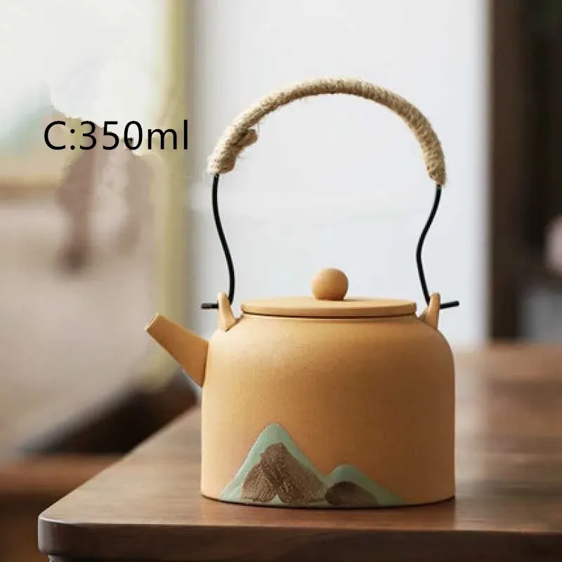 New Design Hand-painted Chinese Antique Black Handmade Stoneware ...