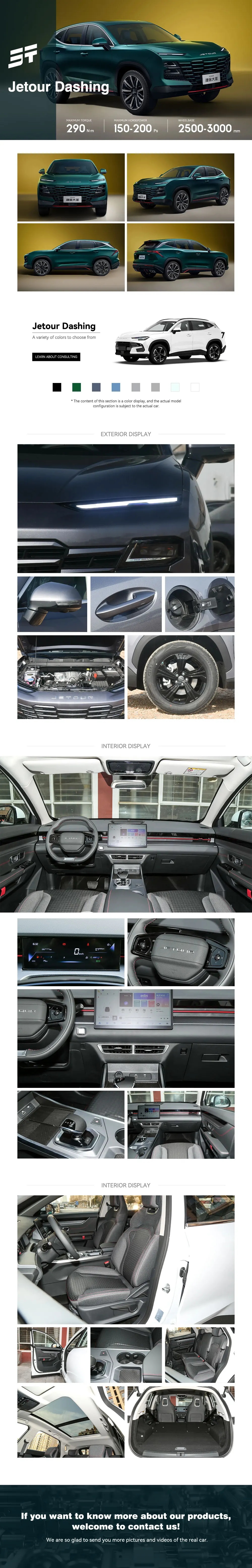 Hot Selling Jetour Dasheng Fwd Euro Vi Gasoline Car Suv 5 Seats 2025 ...