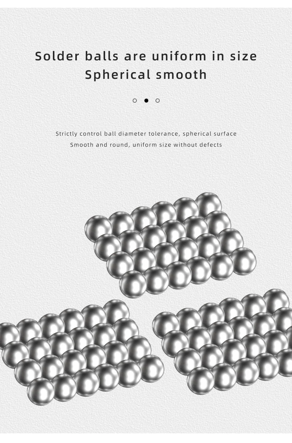 Bga-löt Kugeln Chip-löten Bleifreie Löt Perlen 0,25mm 0,3mm 0,4mm 0,5mm ...