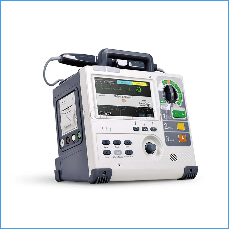 Manual Cardiac Rescue Heart External Defibrillator with Pacemaker ...