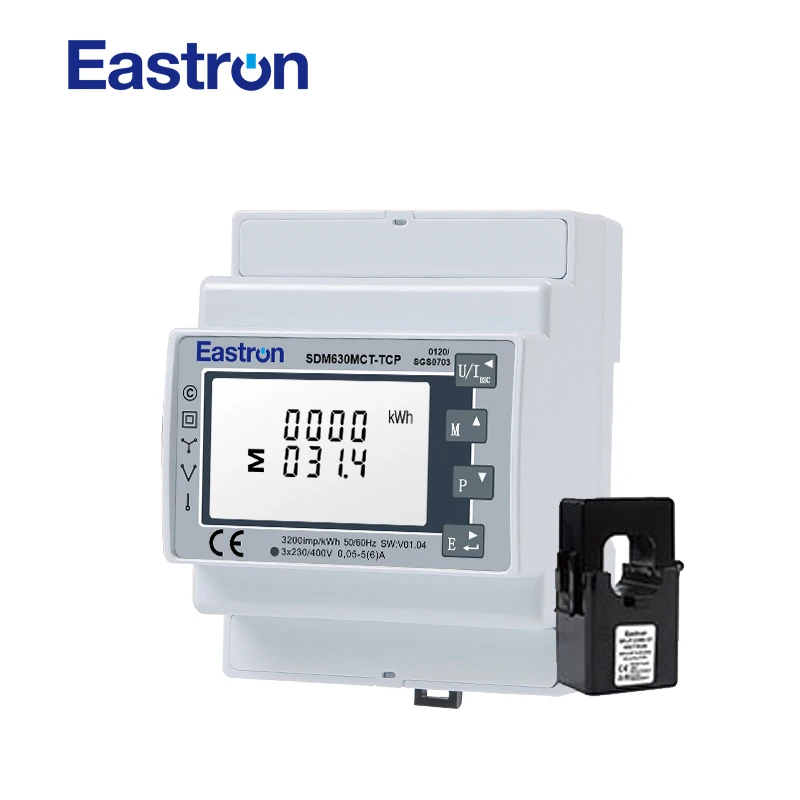 Eastron Energy Meter SDM630MCT-TCP CT/ PT Operated 3 Phase Ethernet ...
