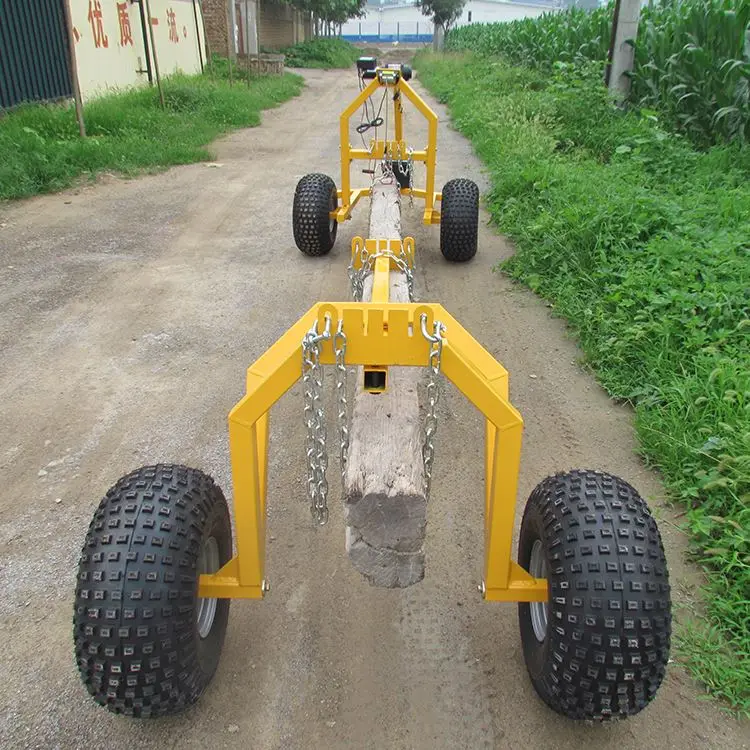Forestry Machinery Timber Wood Trailer Atv Log Dump Trailer With Log ...