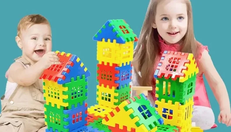 New Large-sized Simulation Design House Building Block Assembly Toy ...
