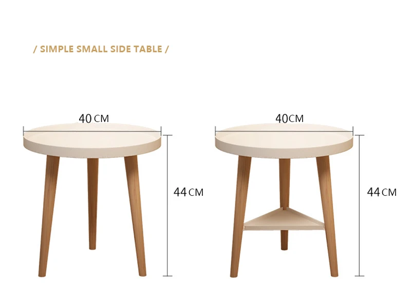 Scandinavian Design Modern Small Round Table Tea Table For Living Room ...