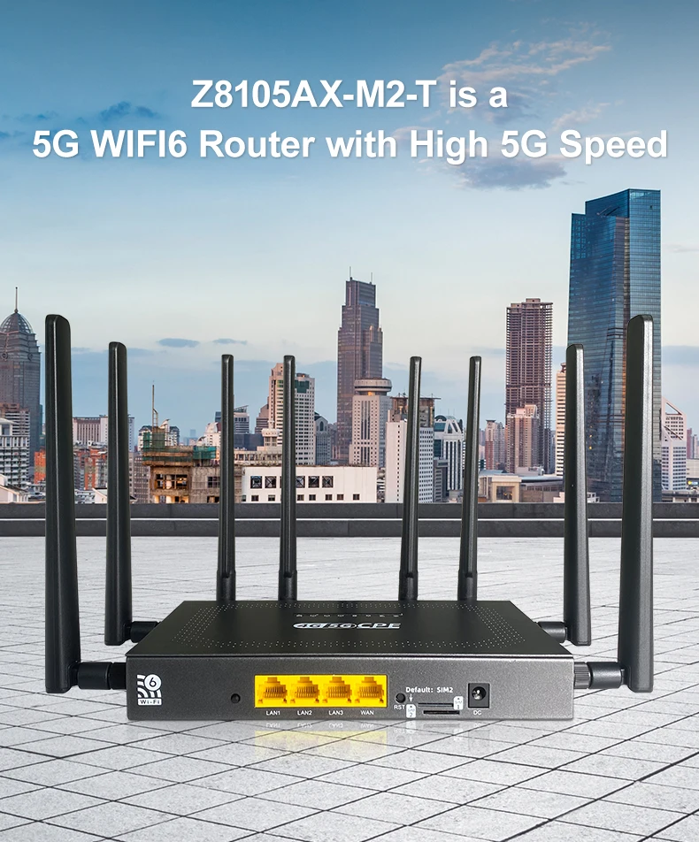 Unlocked 3000Mbps MTK7981 Gigabit OpenWRT Industrial Wifi Router Dual ...