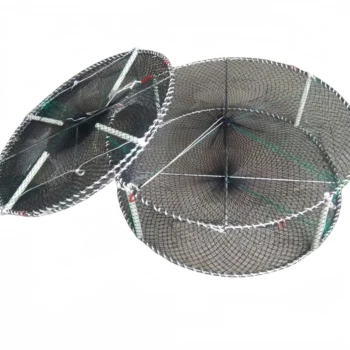 Stainless Steel Frame Hdpe Multifilament Fishing Nets Green Crab ...