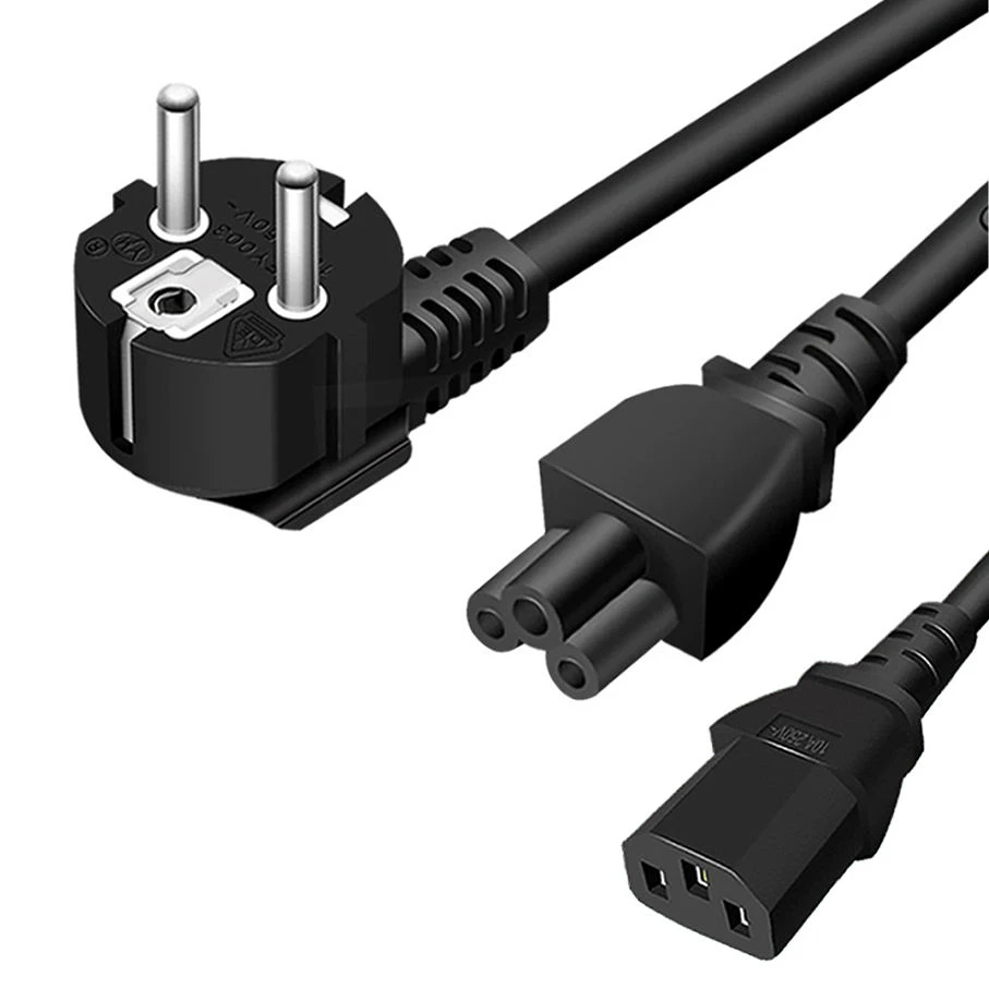 VDE Approved EU 3 PIN Plug Power Cord - 16A 250V 5m AC Power Cable with ...