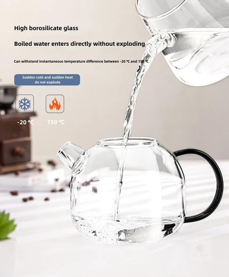 Factory Wholesale New Design Modern Glass Teapot Heat-resistant Glass ...