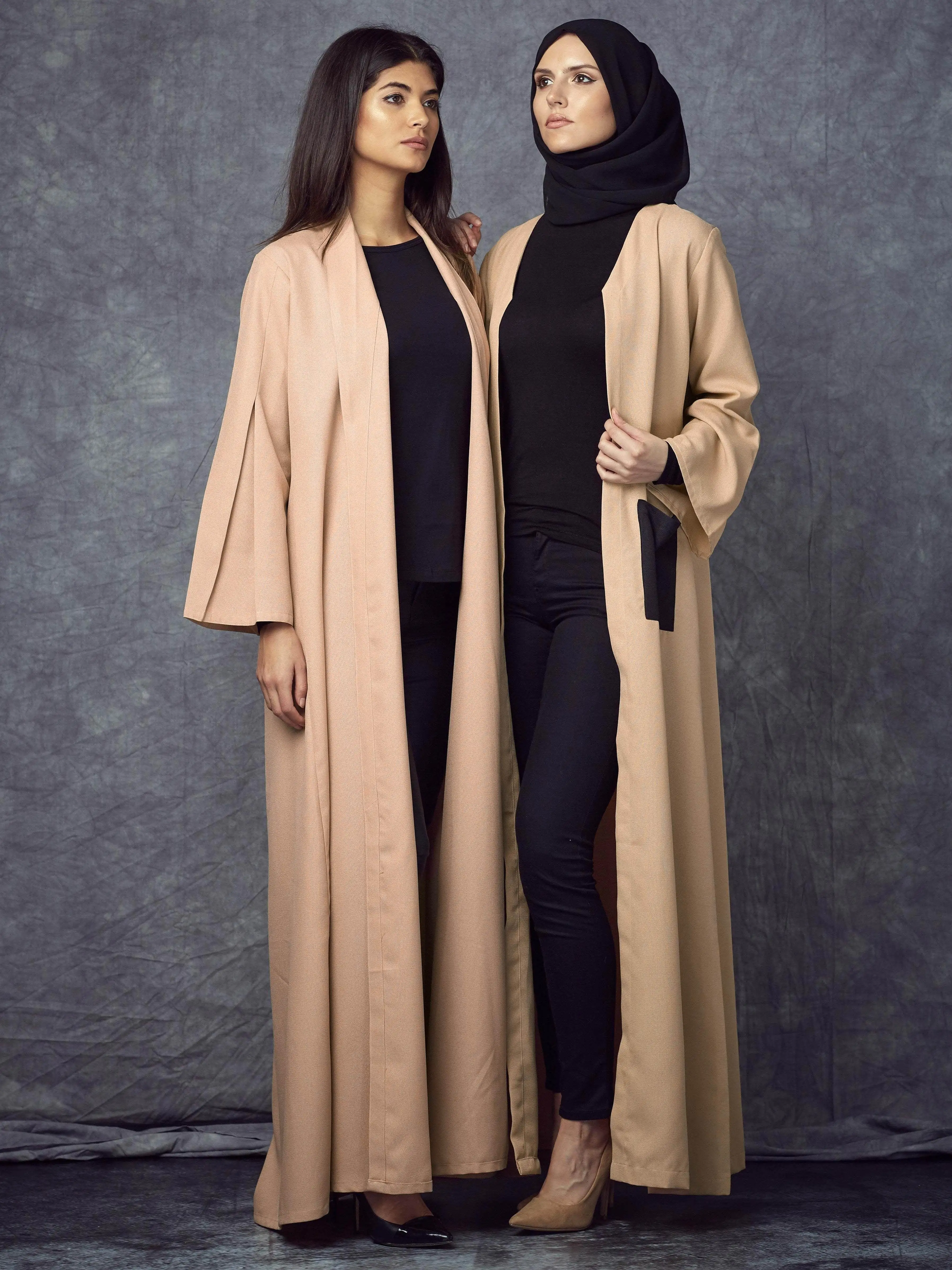 Fashion Long Sleeve Casual Oversize Cardigan Islamic Clothing Women ...