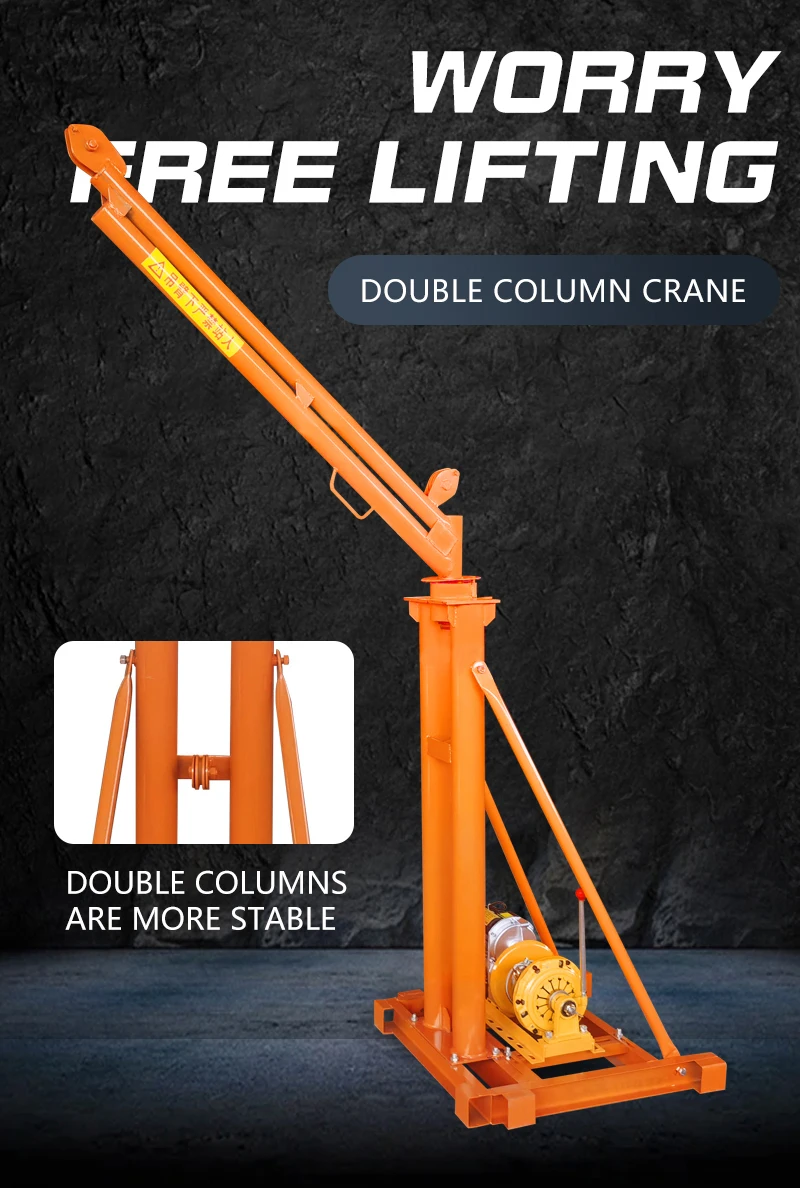 180° Outdoor Crane - 500 Kg Lifting Capacity with Pure Copper Motor