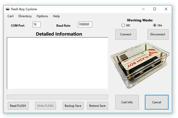Flash Boy 3.1/2.8 Cyclone Gbc/gameboy Advance Dumper