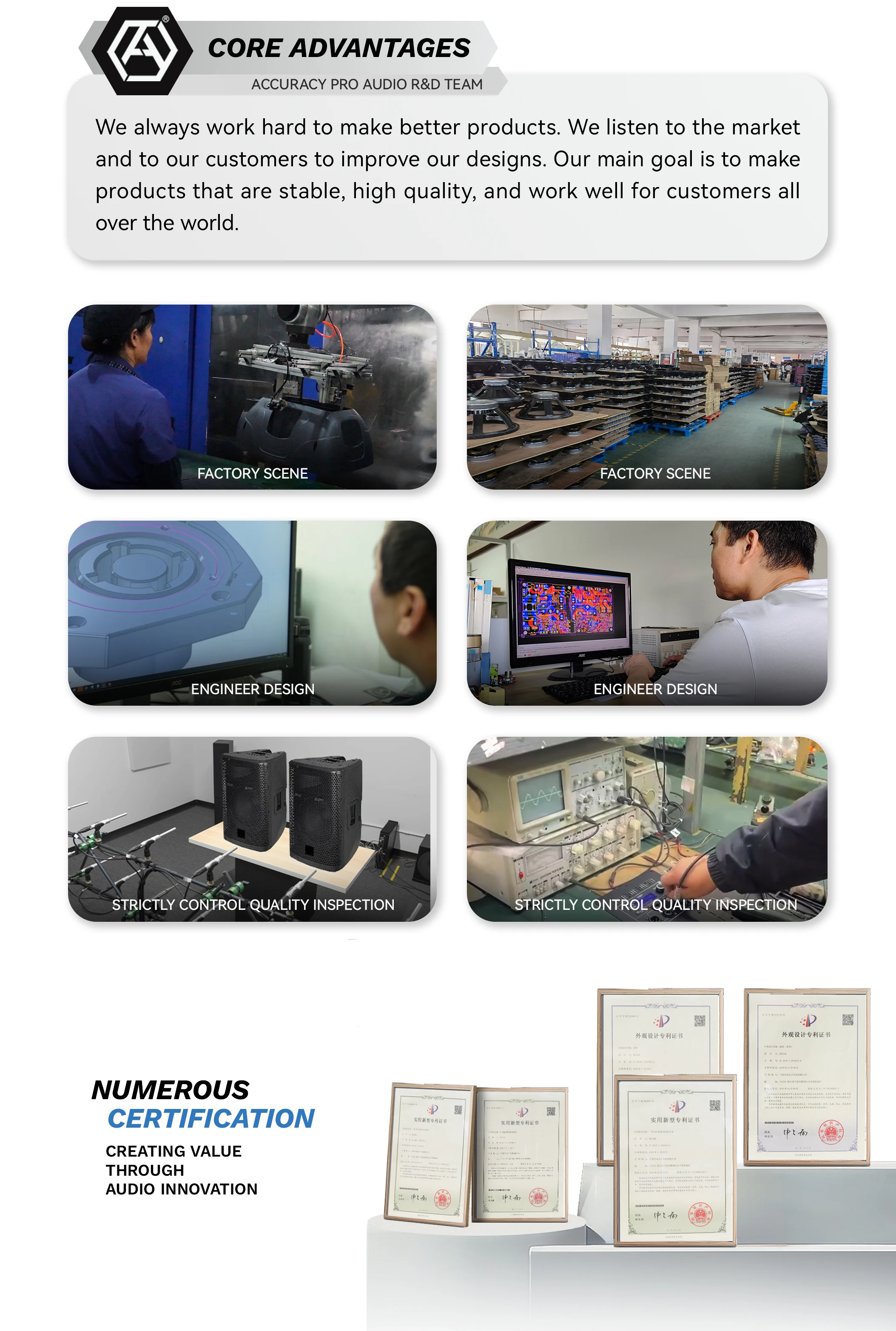 Accuracy Pro Audio 12BCM100 - 12" Inch 1200W Bass Subwoofers