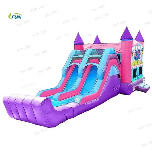 Peppa Tobogan Inflable Acuatico Princess Bounce House Commercial ...