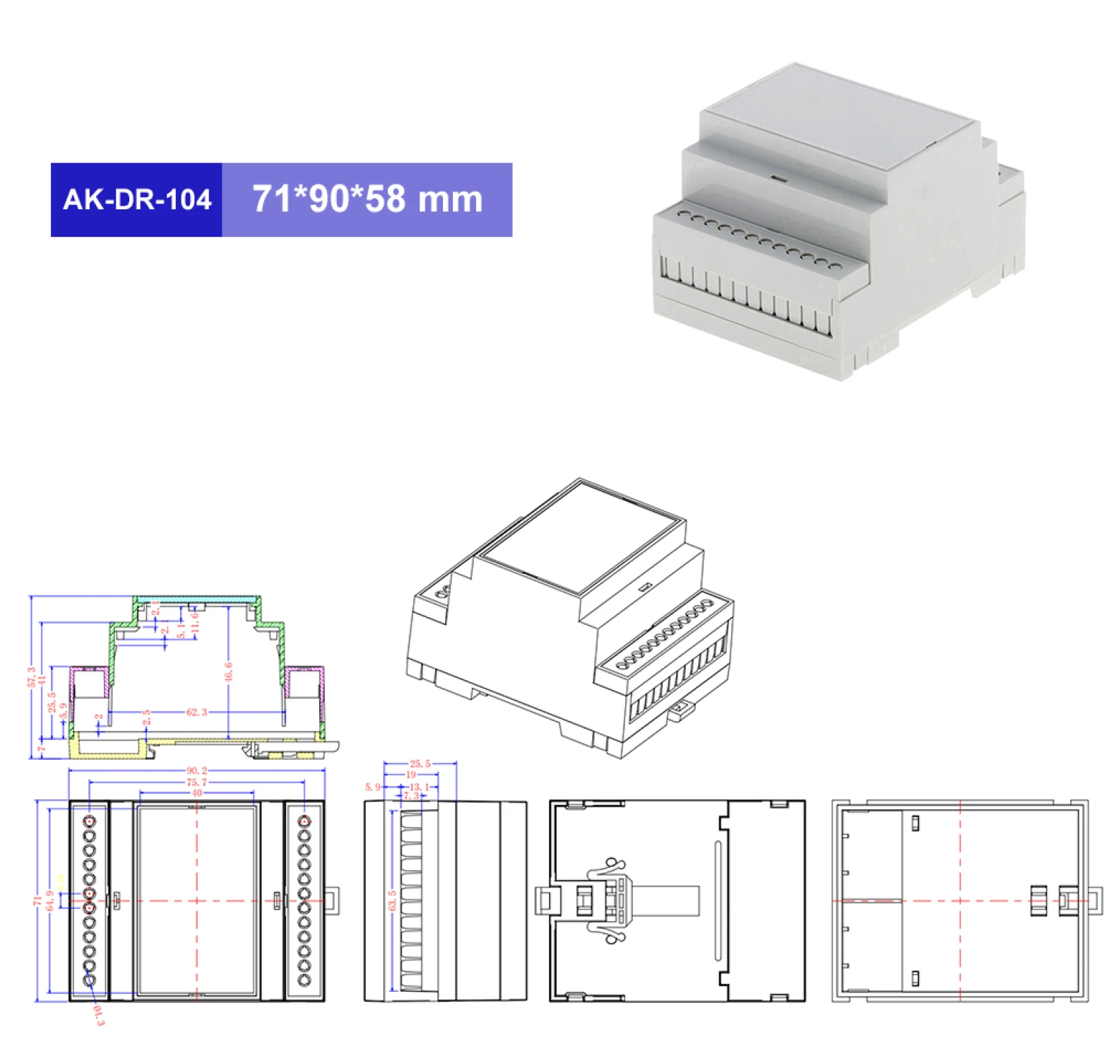 Din-rail Box PC Enclosure - Modular and Durable Solutions