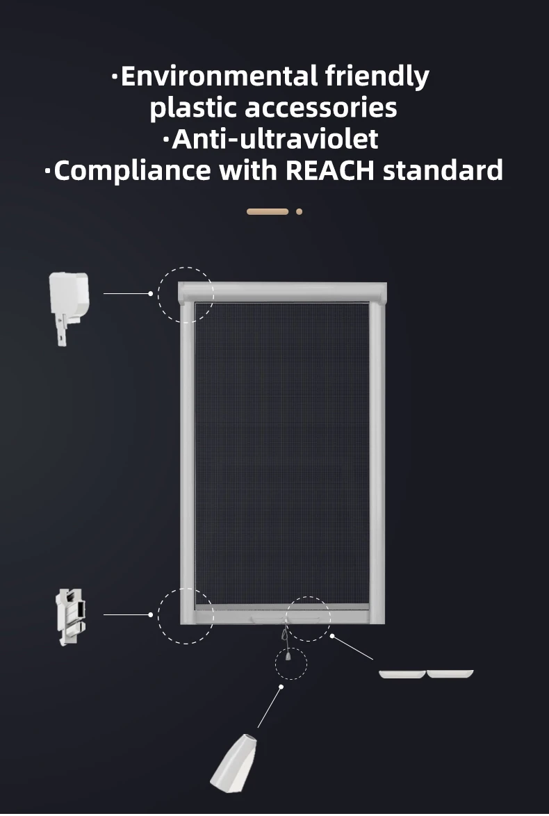 Aluminium Profile Fly Screen - Buy Fly Screen Curtain,Roller ...