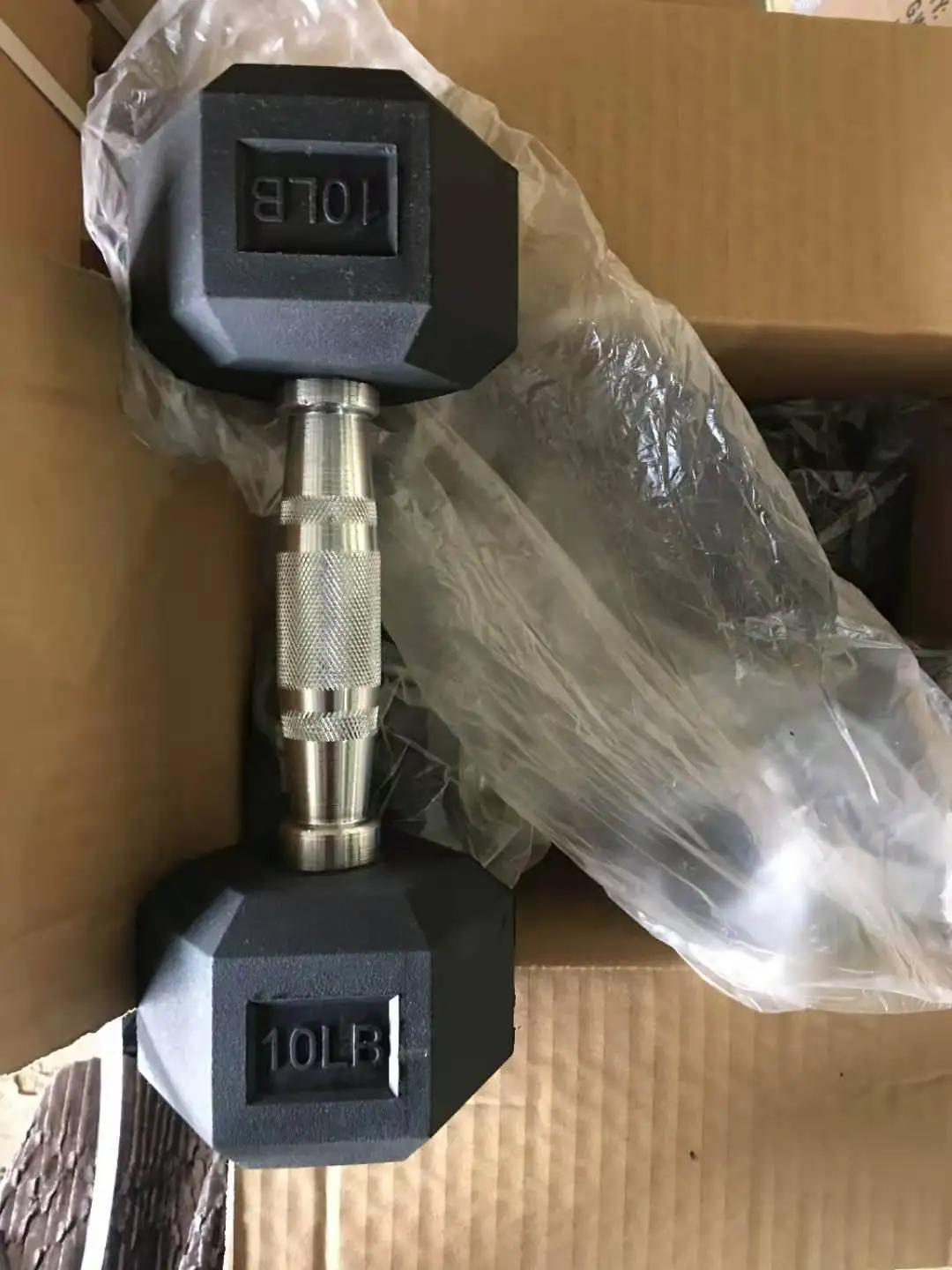 Customizable 2.5-50 Kg Hexagonal Dumbbell Set With Bracket,High-quality Rubber Coated Hex ...