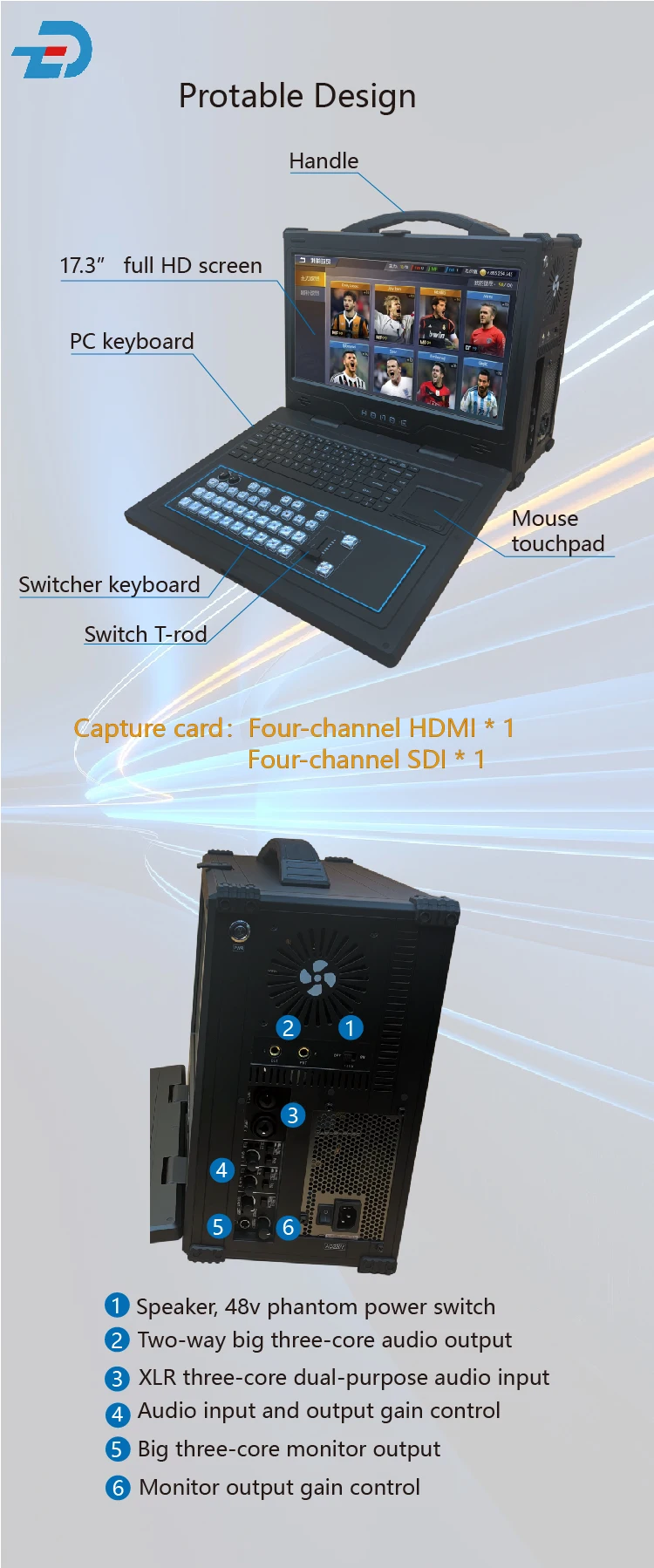 All-in-one Live Streaming Broadcast Machine Supports Facebook Linkedin ...