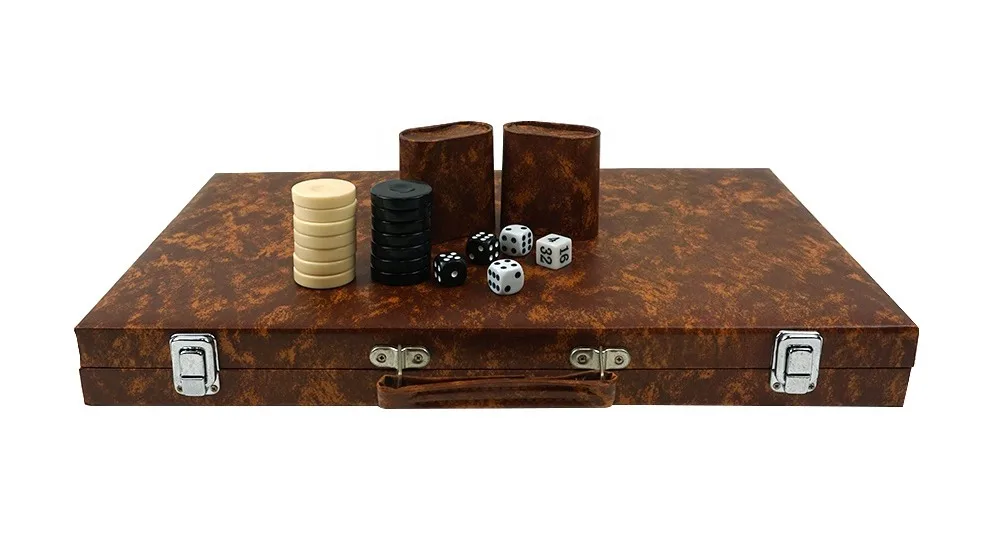 Factory Professional Backgammon Game Set 1.45inch Backgammon Pieces 18 ...