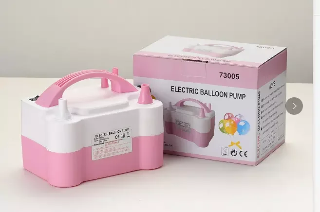 Hot Sale Portable Plastic Electric Air Balloon Inflator