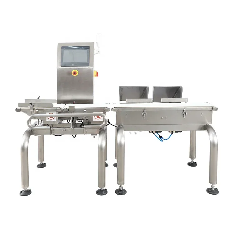 High Speed Conveyor Belt Weighing Sorting Machine High Accuracy Check Weight Equipment For Food ...