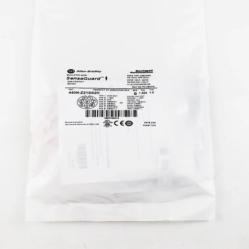 440n-z21ss2h Sensaguard Non-contact Interlock Switch Safety Interlock ...