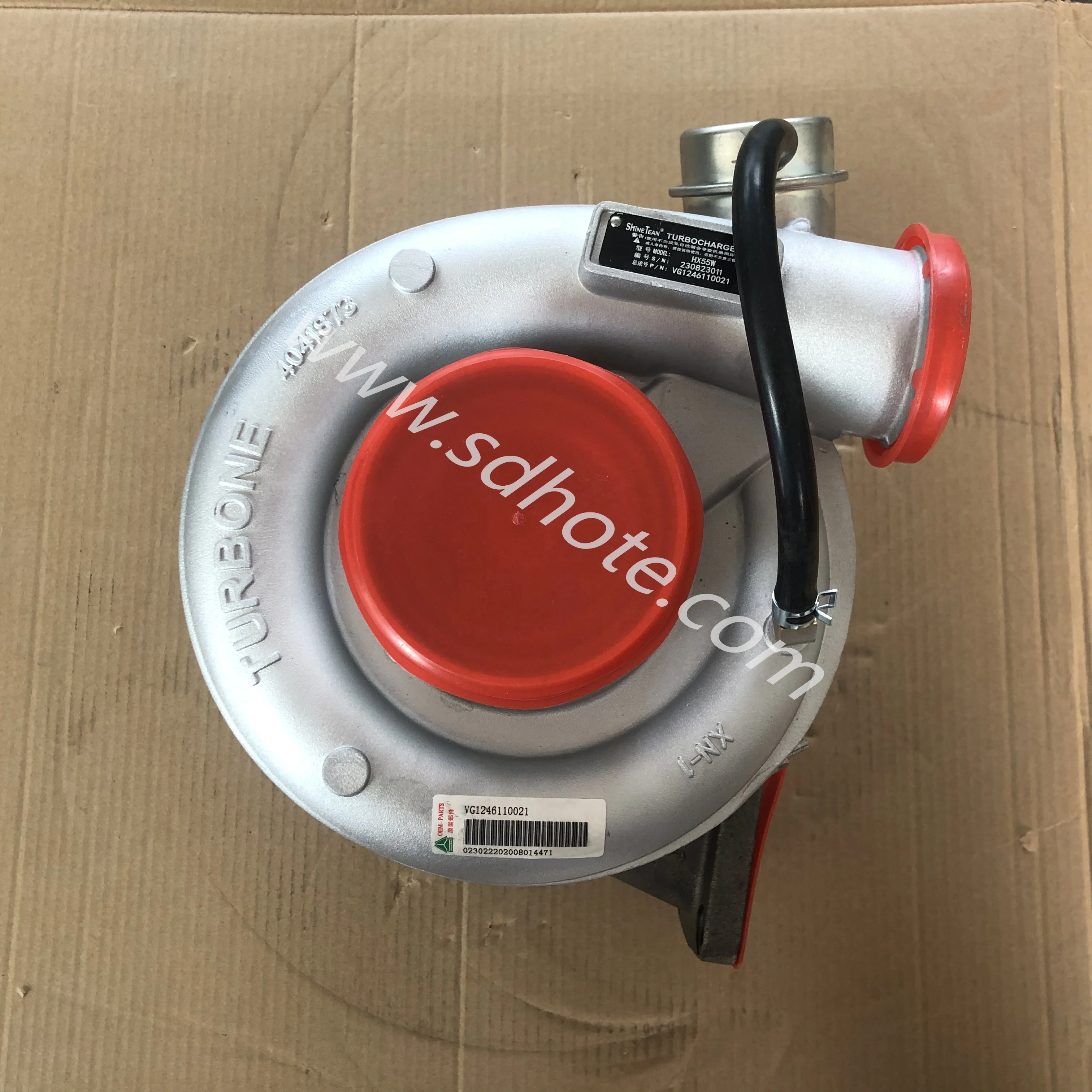 Original SINOTRUK HOWO Truck Parts Turbocharger 13809700018 ...