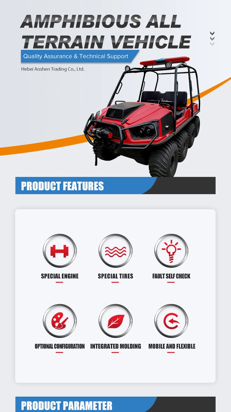 Argo 8x8 Amphibious Vehicle - All Terrain & Water Capabilities