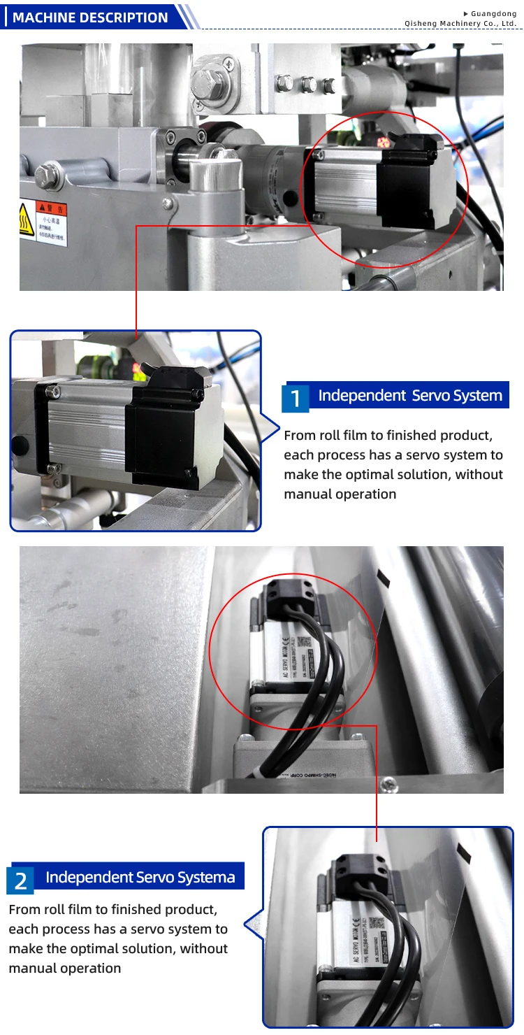 Auto FFS Powder Servo Sachet Filling Machine - 50g to 100gm