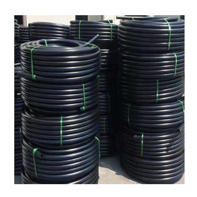 25mm Drain Black Irrigation Drainage Polyethylene Water Supply PE Plastic Flexible Large ...