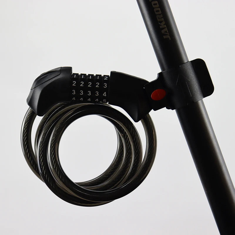 Safety 5 Digital Password Bicycle Lock Security Stainless Steel Chain ...