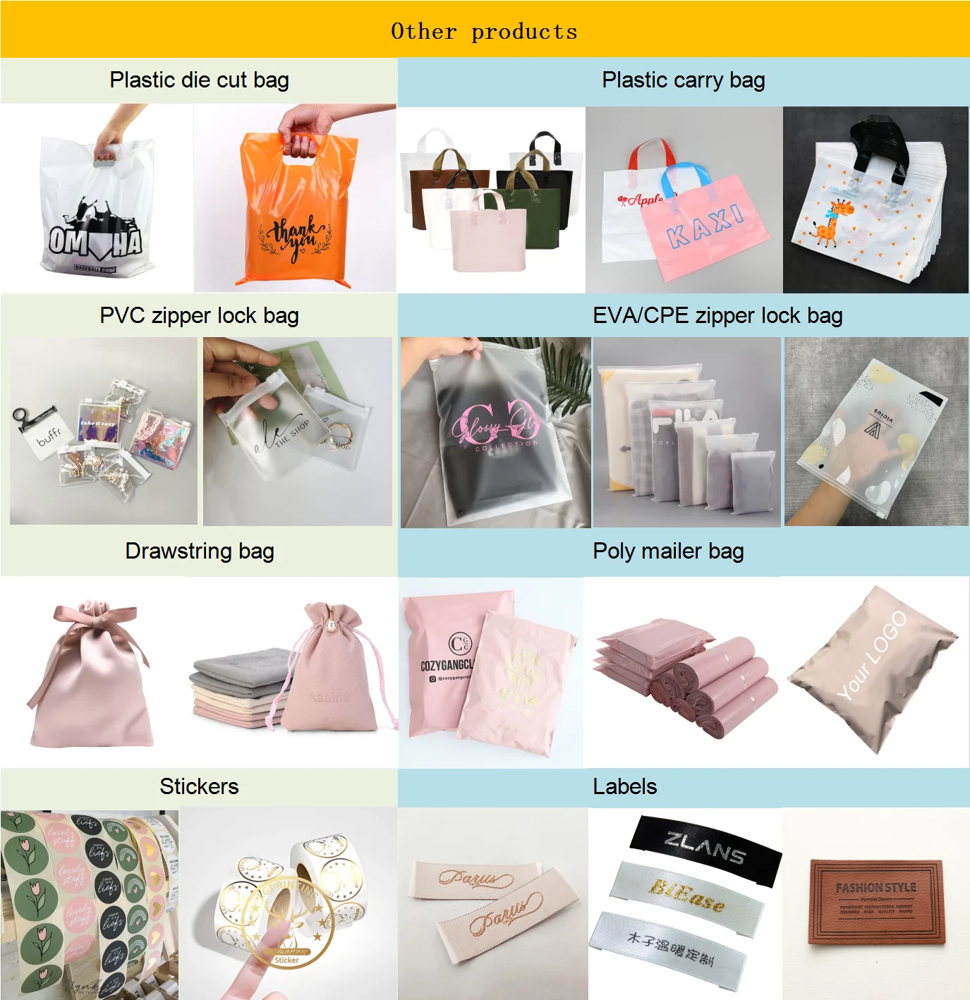 Custom Logo Sticker Label Custom Printed Roll Plastic Waterproof Paper ...