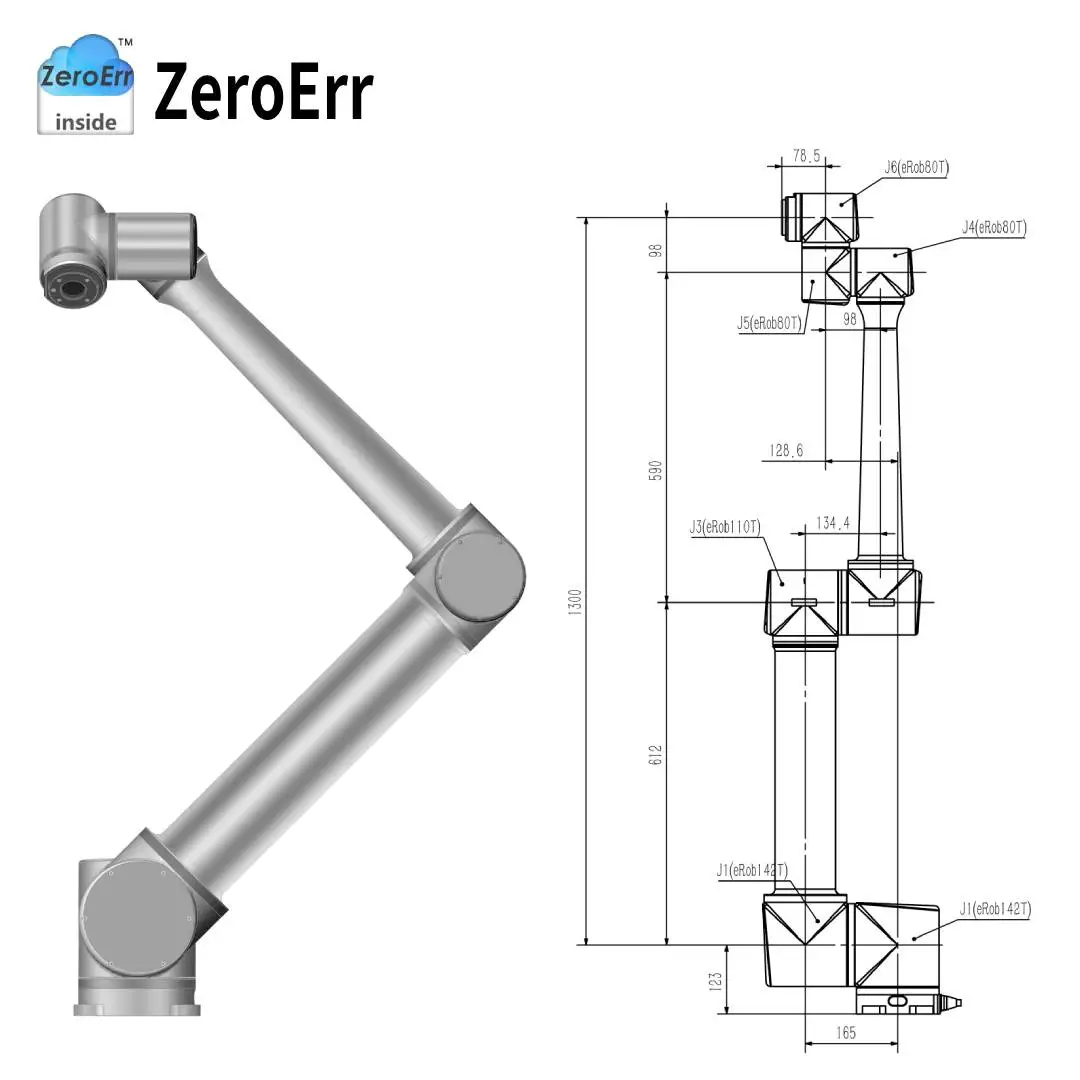 Zeroerr Erob 142t Hot Sale Robot Joint Module Gear Motor High Torque Rotary Actuator For Robot