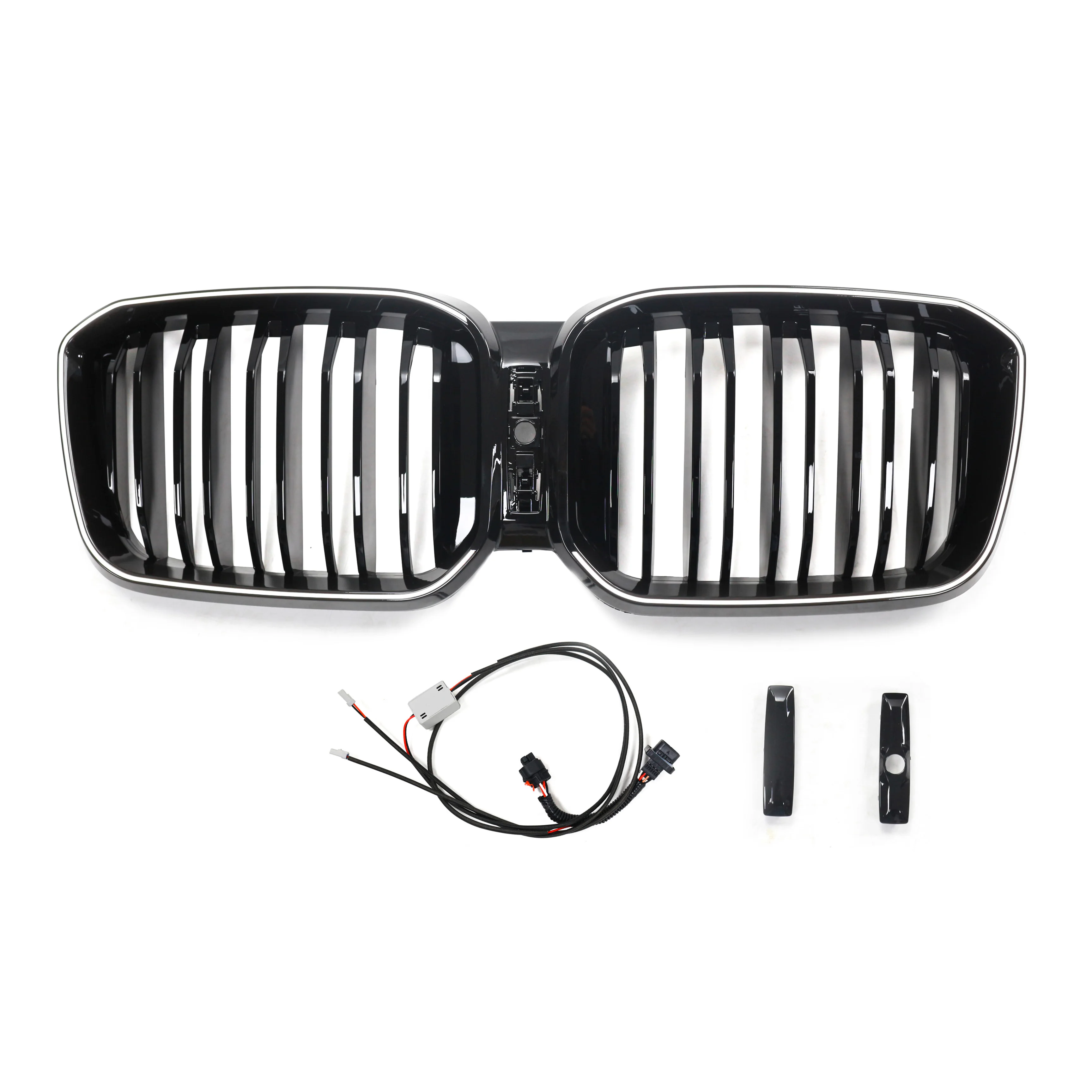 2022-2023 BMW X3 G08 Front Bumper Grille with Dual Slat LED Lights ...