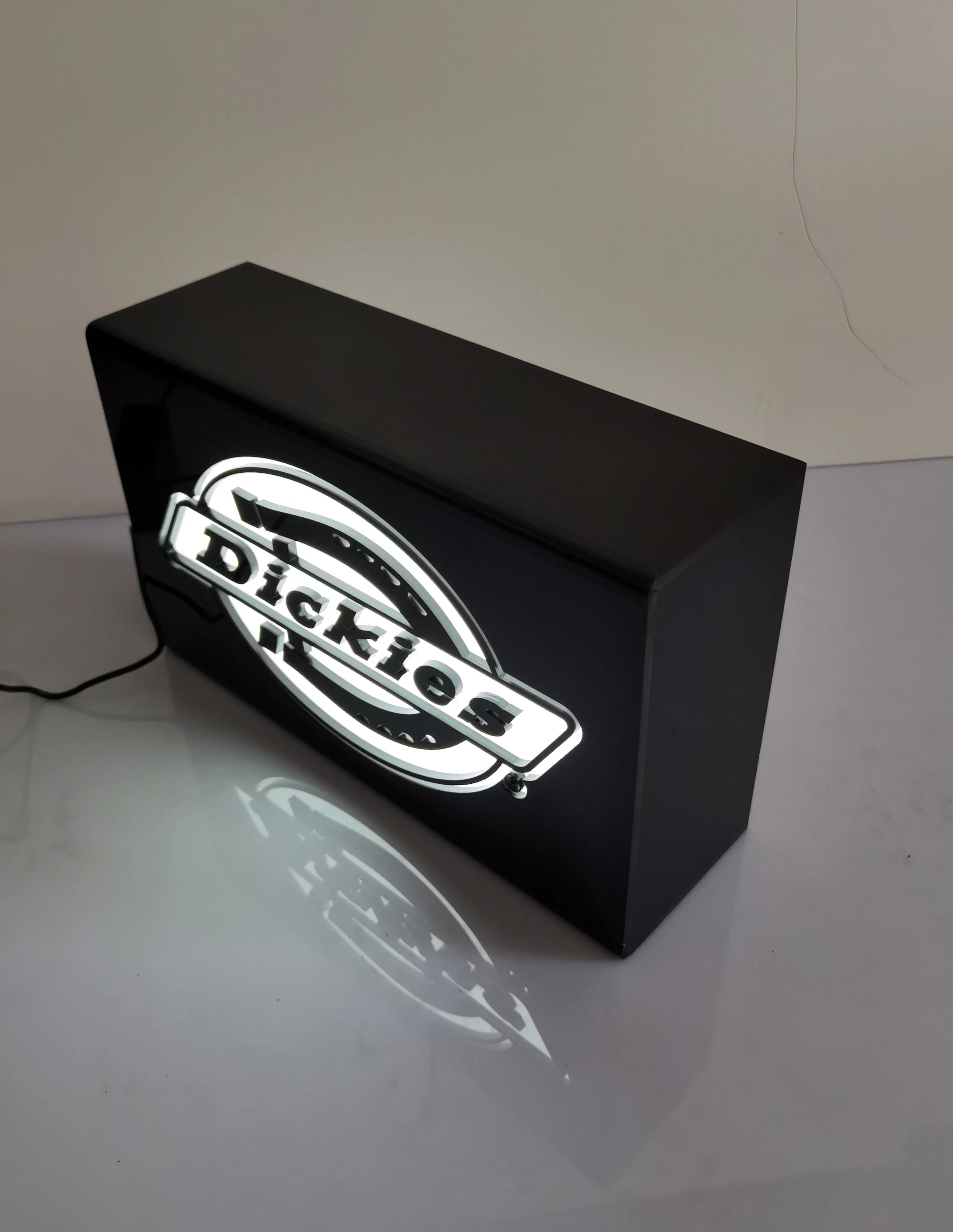 Customized Double Sided Acrylic LED Branding Sign Stand Display on ...