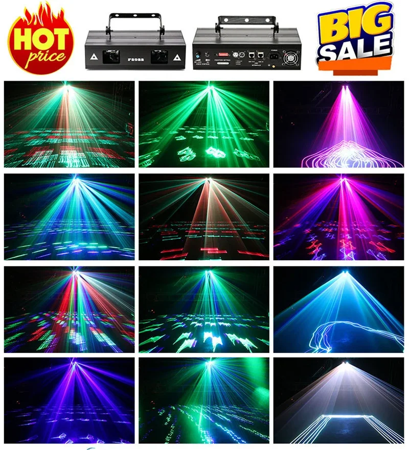 In Stock Onsale 2 Eyes Rgb Laser Double Head Party Disco Club Stage ...