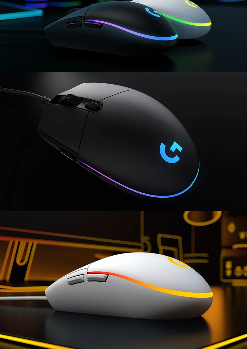 Logitech G102 Wired Gaming Mouse - Precision and Ergonomics