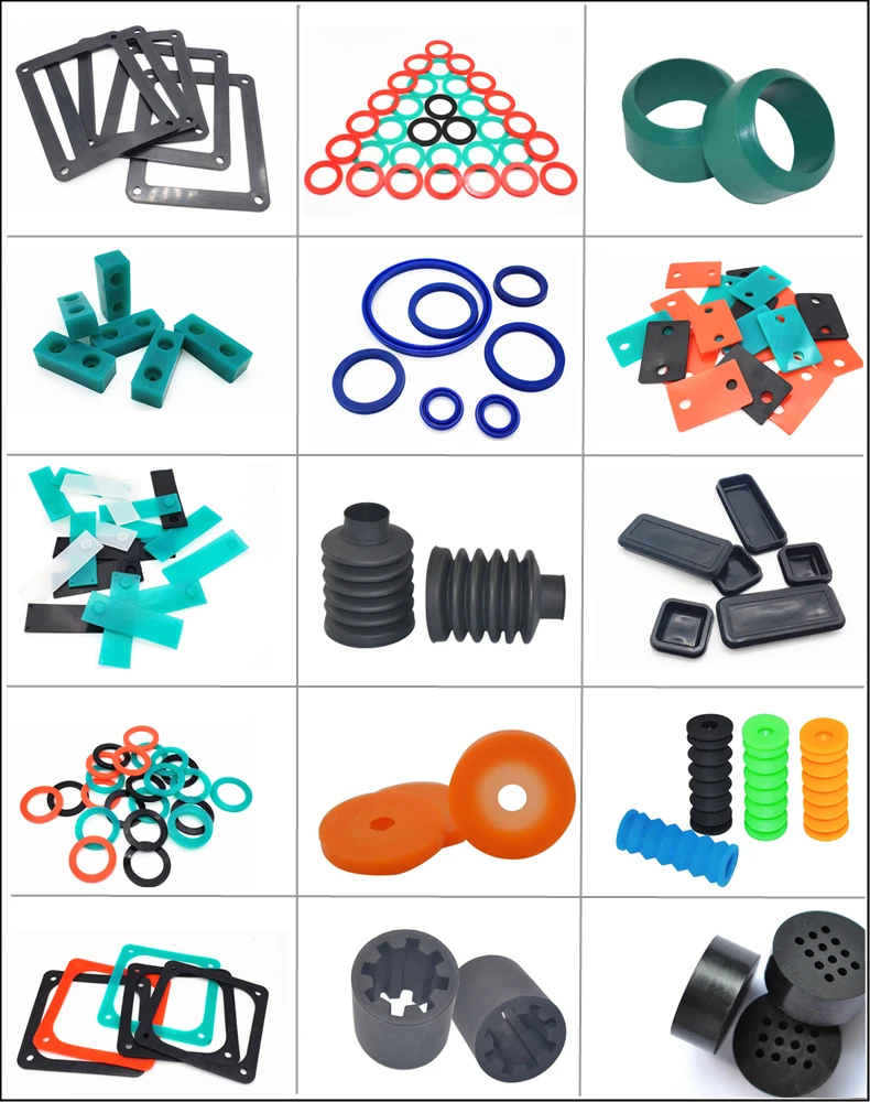 Customized Any Shape Silicone Rubber Part Epdm Nbr Goods Nbr Fkm Part Formed Rubber Shaped Parts ...