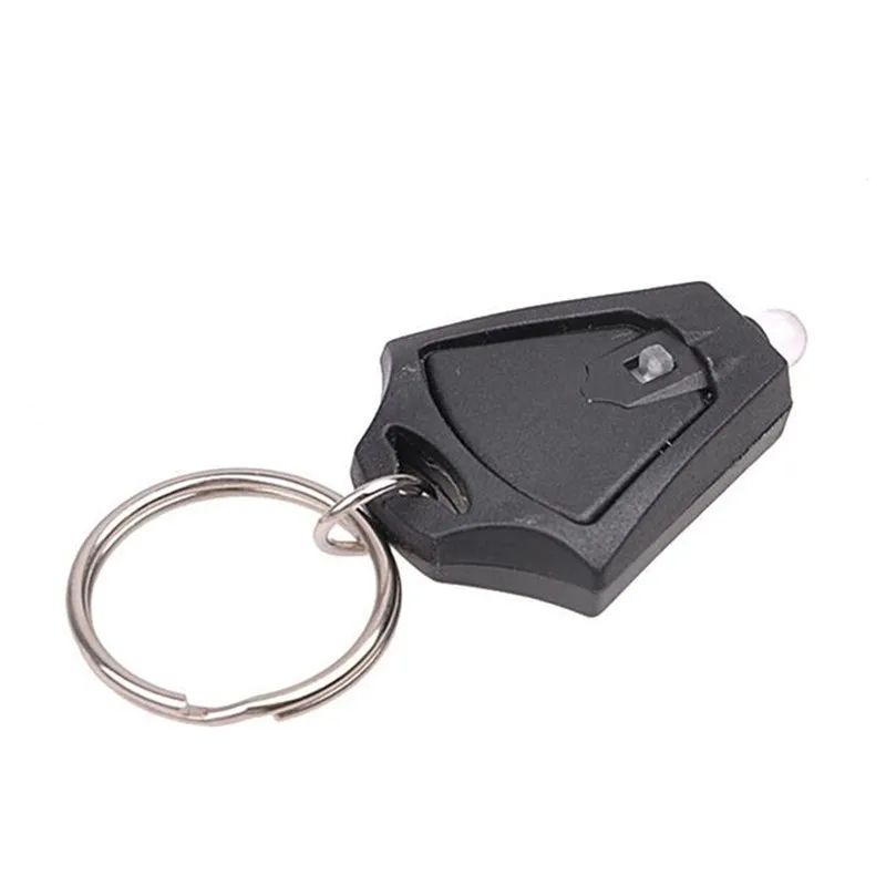diy logo Mini LED Light Up Keytags Flashlight Ultra Bright UV 365nm Key ...